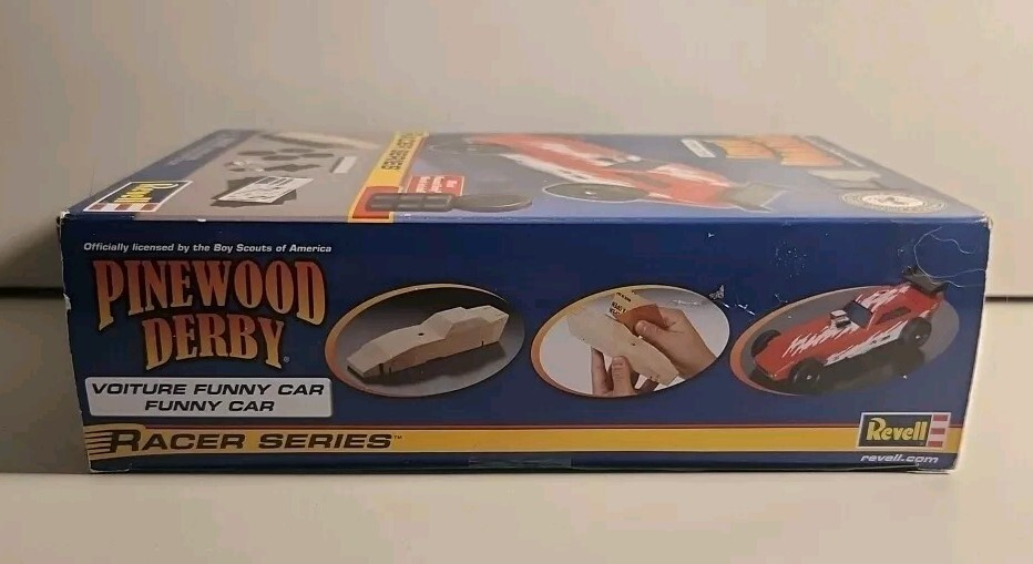 Pinewood Derby Funny Car Racer Series Red NIB Factory Sealed Boy Scouts ...