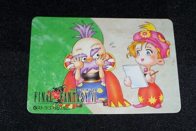 Final Fantasy VI 6 III 3 Bandai 1994 Trading Card Carddass Strago Magus ...