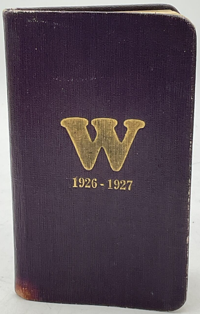 1927 University of Washington Student Handbook YMCA YWCA Fraternities ...
