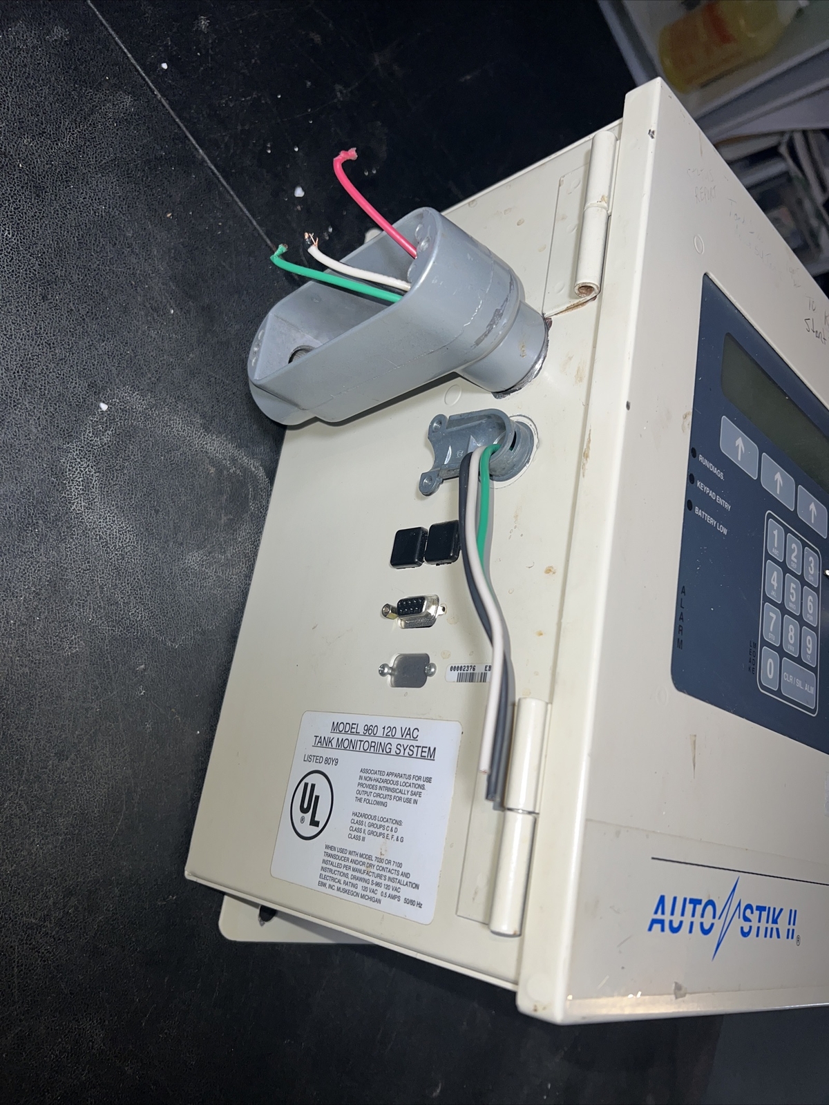 Franklin Fueling EBW / Incon Auto Stick 2 Model 960 Tank Monitoring ...