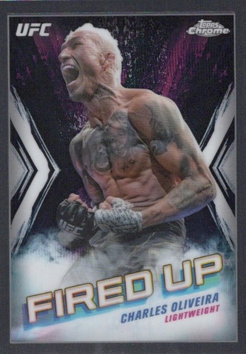Charles Oliveira 2024 Topps Chrome UFC #FDP-16 Fired Up | eBay