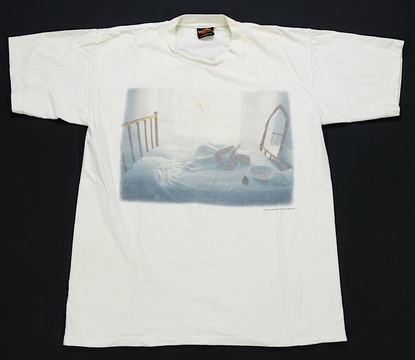 Rare VTG BROCKUM Live Throwing Copper 1995 Tour T Shi… - Gem