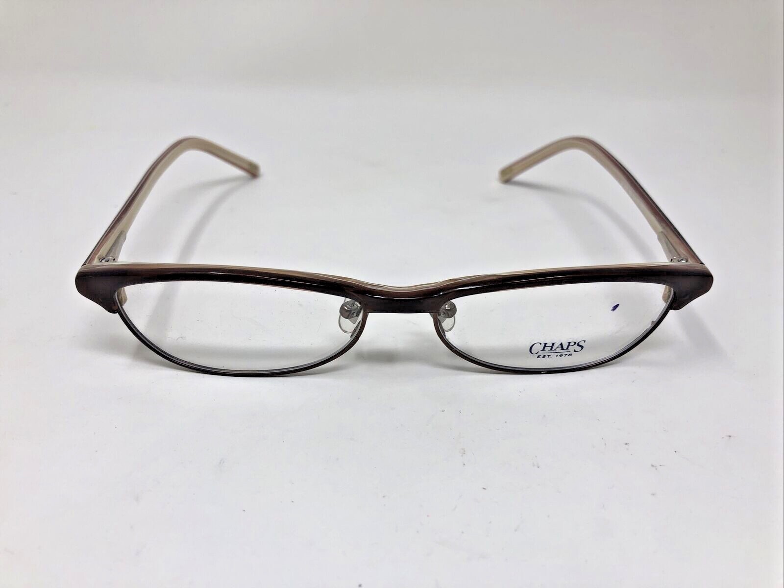CHAPS CP 3027 535 52-15-135 BROWN FLEX HINGE EYEGLASSES FRAME 4375 | eBay