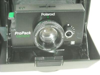 VINTAGE POLAROID PROPACK CAMERA & POLAROID 667 3000 ISO BLACK & WHITE ...