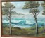 SHARON RICKERT ORIGINAL OIL ON CANVAS STORMY ISLAND SEASCAPE PAINTING ...