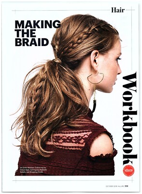 Model Emily Bucher Stylish Braided Hair Cinq a Sept Top magazine ...