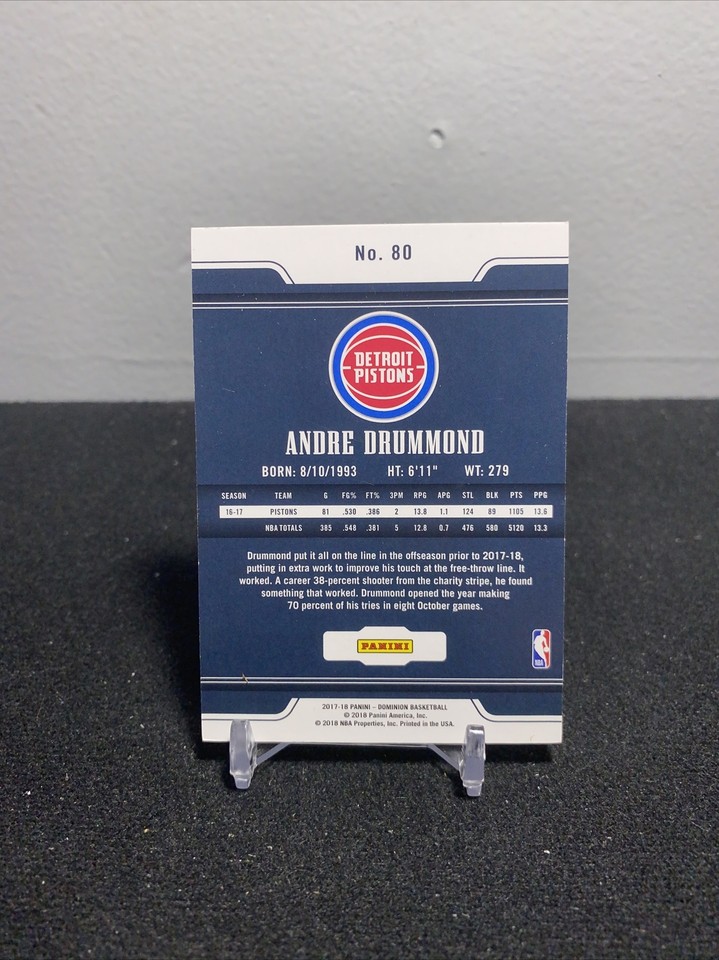 2017-18 Panini Dominion /75 Andre Drummond #80 | eBay