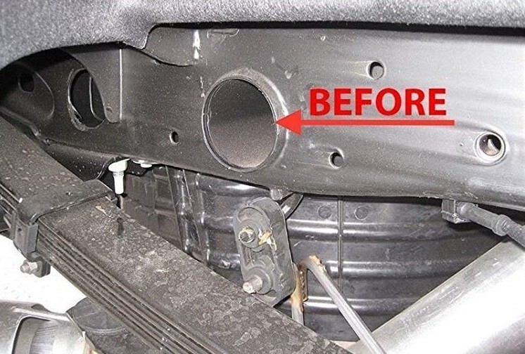 FRAME CROSS-MEMBER HOLE PLUG / END CAP 2020-2026 CHEVROLET GMC HD 2500 ...