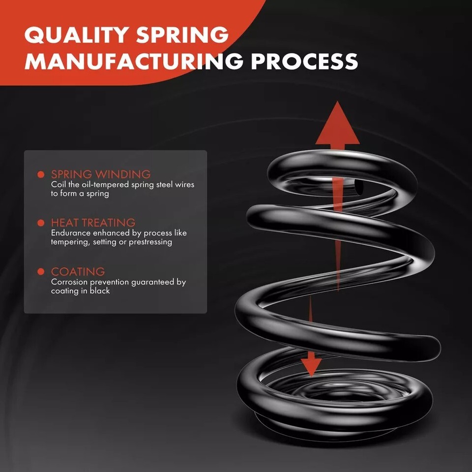 2x Front Coil Spring for Ford E-150 07-14 E-250 E-250 Econoline E-350 ...