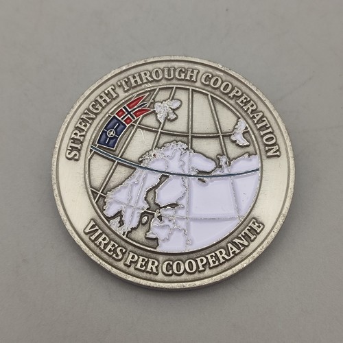 Vires per Cooperante Allied Training Center Challenge Coin | eBay
