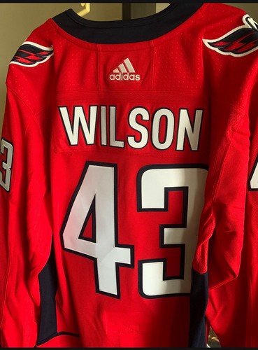 Washington Capitals Adidas Authentic Jersey Wilson Size 54, Brand New ...