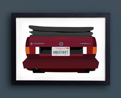 Arrested Development poster - ANUSTART - Tobias funke license plate ...