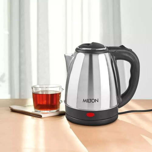 Milton Euroline Go Electro Stainless Steel Electric Kettle, 2 Litres ...