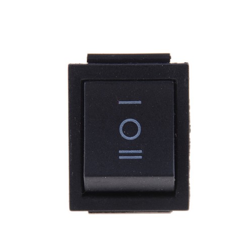 1PCS KCD4 Rocker Switch Black DPDT ON/OFF/ON 6 PIN 16A/250VAC 20A ...