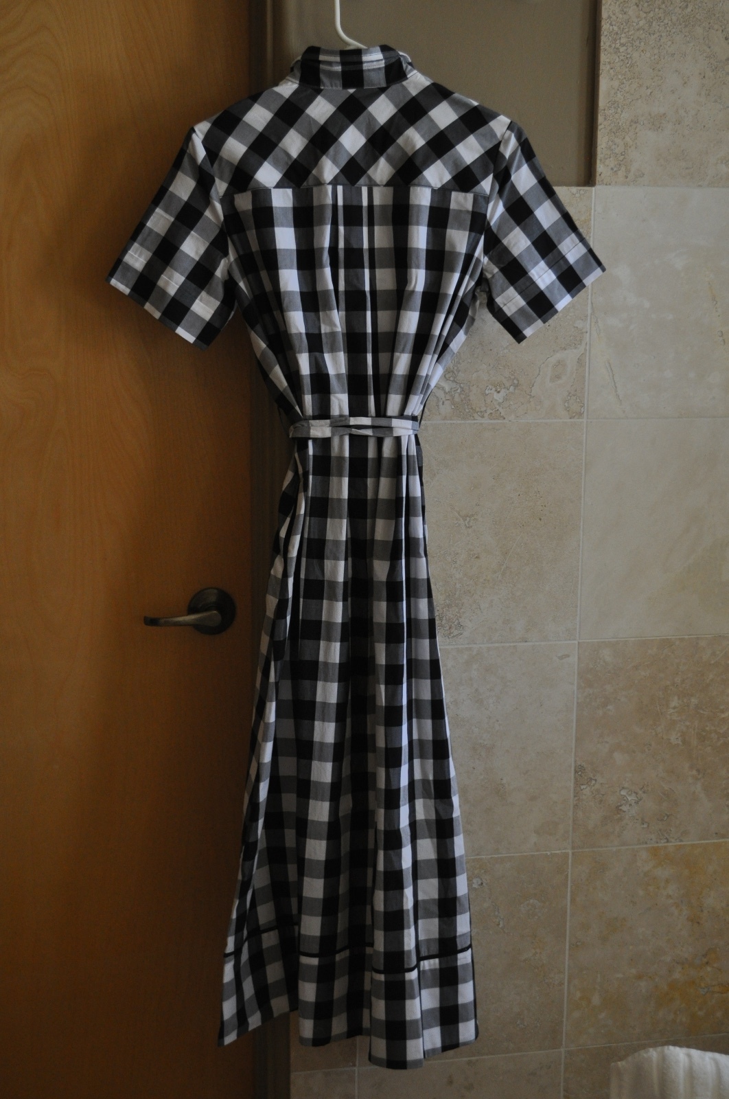 XS NWT Kate Spade Broome Street Gingham Plaid Midi Shirtdress Sundress ...
