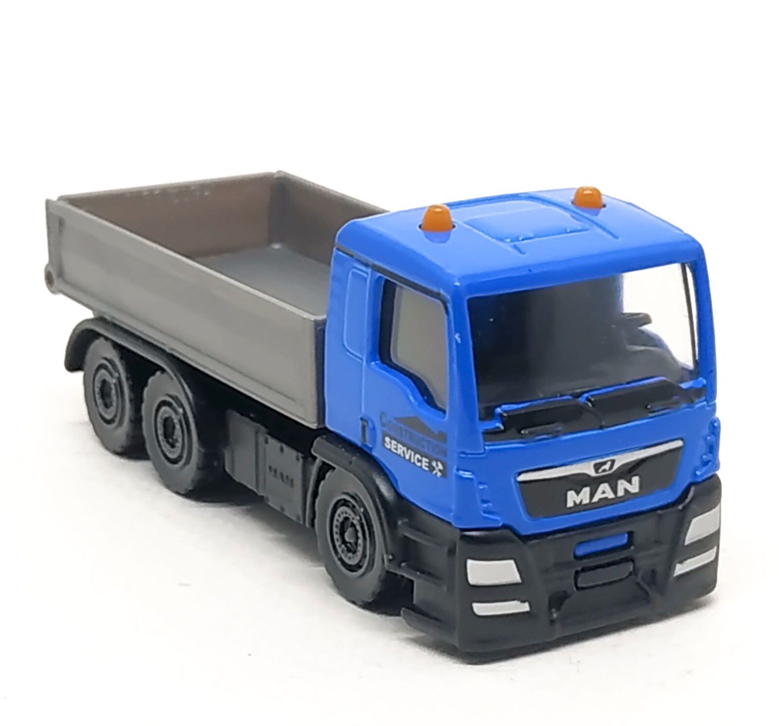 Majorette Man TGS Small Truck Construction Service Dark Blue 1/87 3" no ...