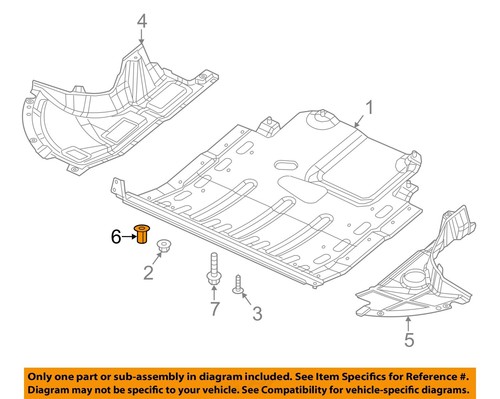 CHRYSLER OEM 11-23 Avenger Splash Shields-Side Shield Nut 6106161AA | eBay