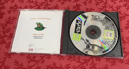 Sim Park EA Maxis Kids Scholastic Windows 95 3.1 Compatible PC Game for ...