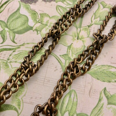 Vintage Brass Chain (Sold By The Foot) (BRZ12) | eBay