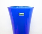Vintage Italian Art Glass Large Cobalt Vase Murano VETRI LAURA Made in ...