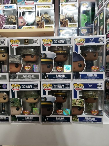 Funko Pop! US ARMY Navy US AIRFORCE SET OF 6 | eBay