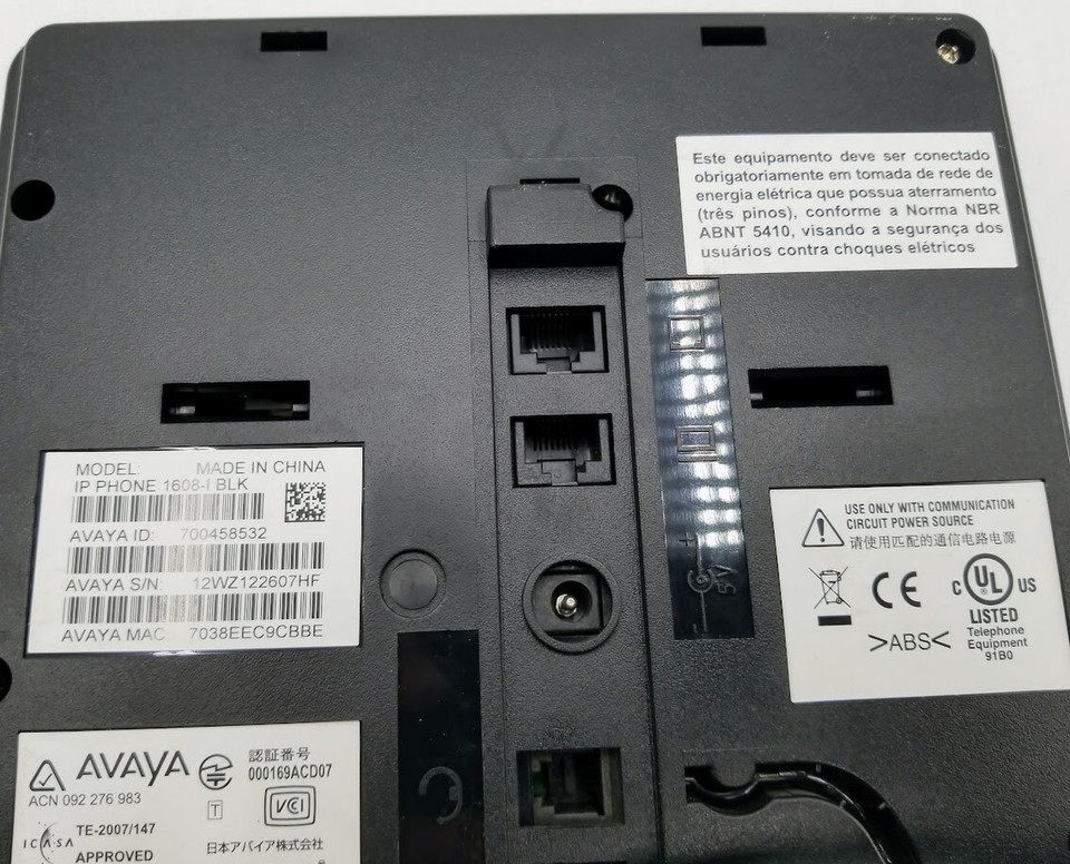 LOT OF 87 AVAYA 1608 -I BLK 700458532 IP Phone (Black) | eBay