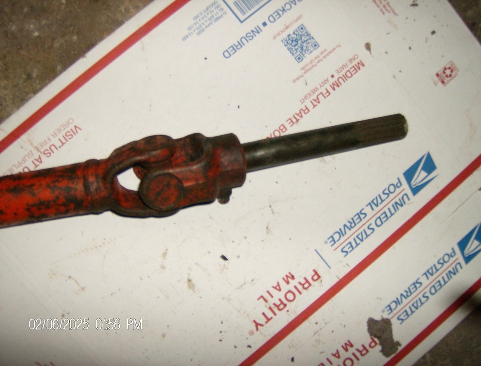 gravely PTO front mount drive shaft for 400 ser. 13 spline stub shaft ...