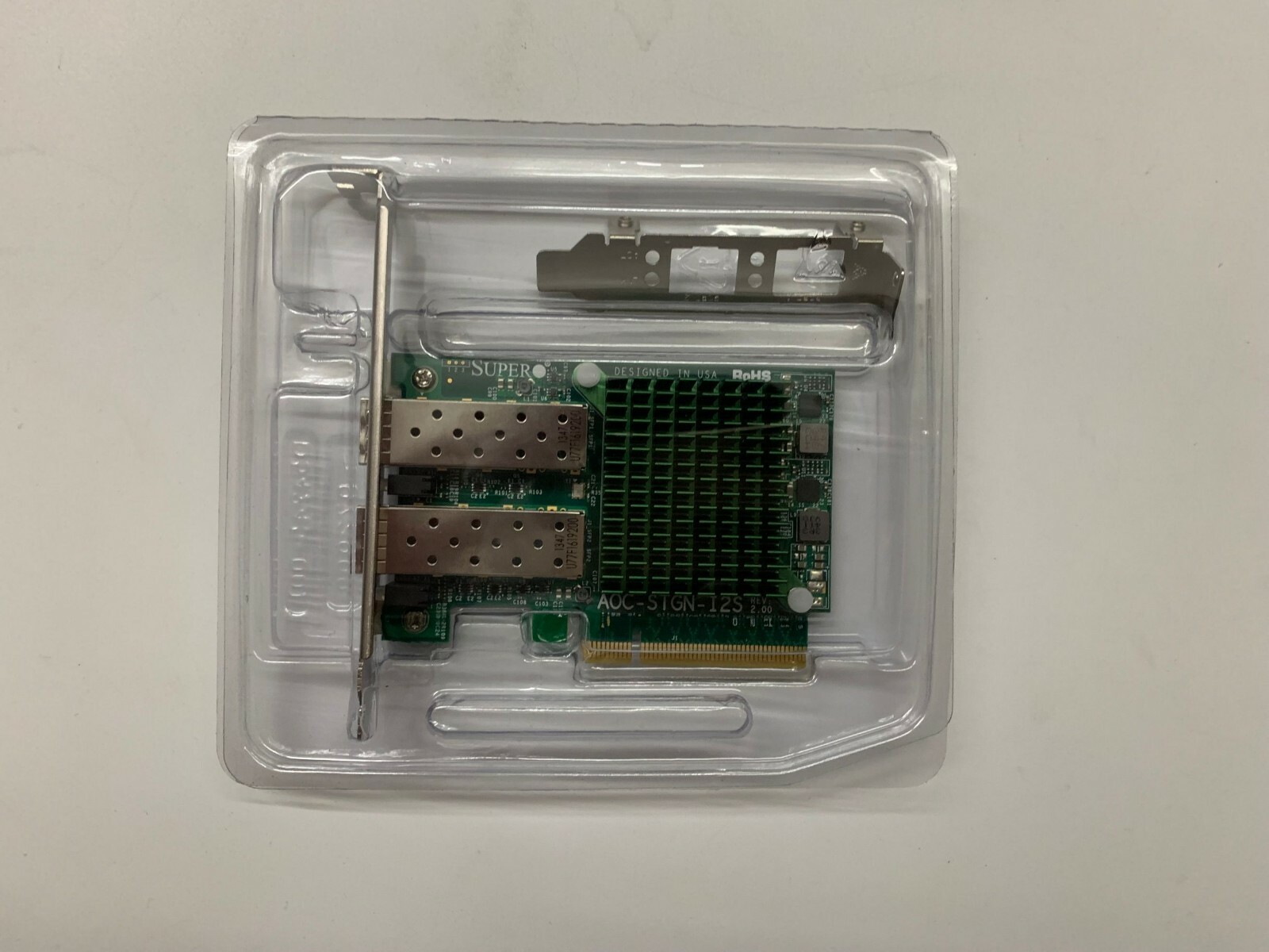 Supermicro AOC-STGN-i2S Dual SFP+ Intel 82599 10GbE Controller NIC Rev ...