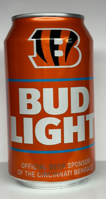 Bud Light Cincinnati Bengals Limited Edition 12 oz. Aluminum Beer Can ...