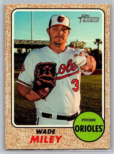 Wade Miley 2017 Topps Heritage BASEBALL #512 Baltimore Orioles | eBay
