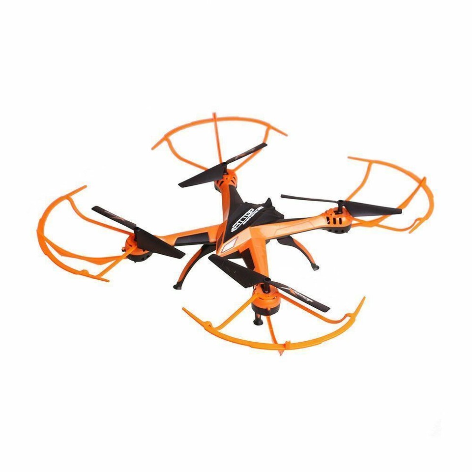 Cyclone Remote Control Drone RC Quadcopter 2.4GHz 4CH w Gyro 360 Flips ...