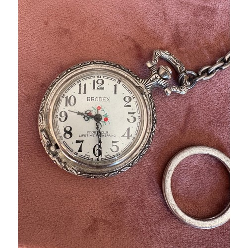 BRODEX SHOP POCKET WATCH (cover is missing, unsure of working condition ...