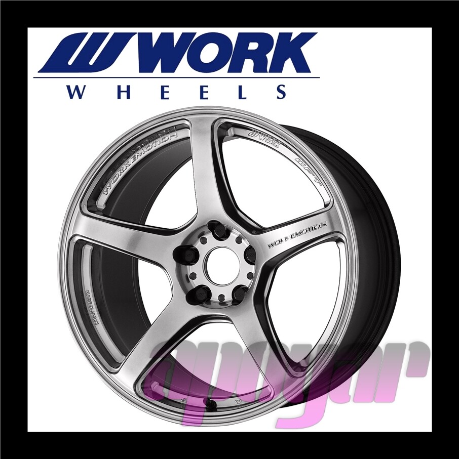 WORK EMOTION T5R WHEEL (1pcs) 18 inch 10.5J 12 5H 114.3 Glow Silver ...