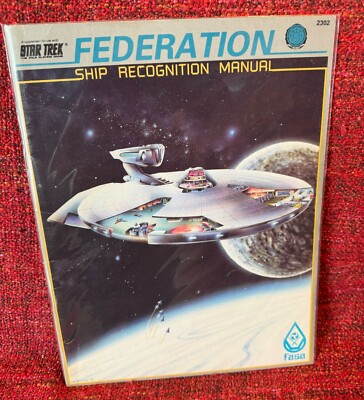 STAR TREK FEDERATION SHIP RECOGNITION MANUAL FASA ROLE-PLAYING GAME ...
