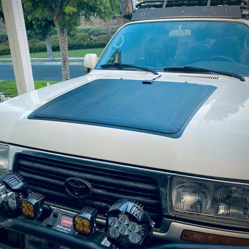 For Toyota Land Cruiser 80 Series J80 90W Solar Panel ETFE Anti Glare ...