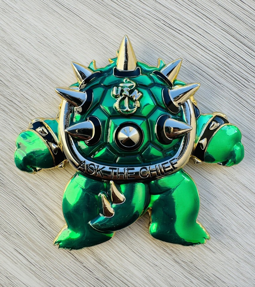 Awesome US Navy CPO Bowser Challenge Coin | eBay