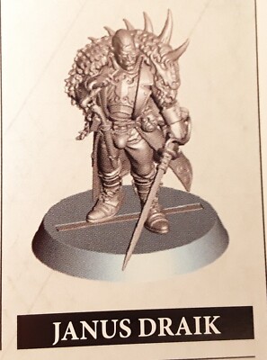 Warhammer 40k BlackStone Fortress Rogue Trader Janus Draik New on Sprue ...