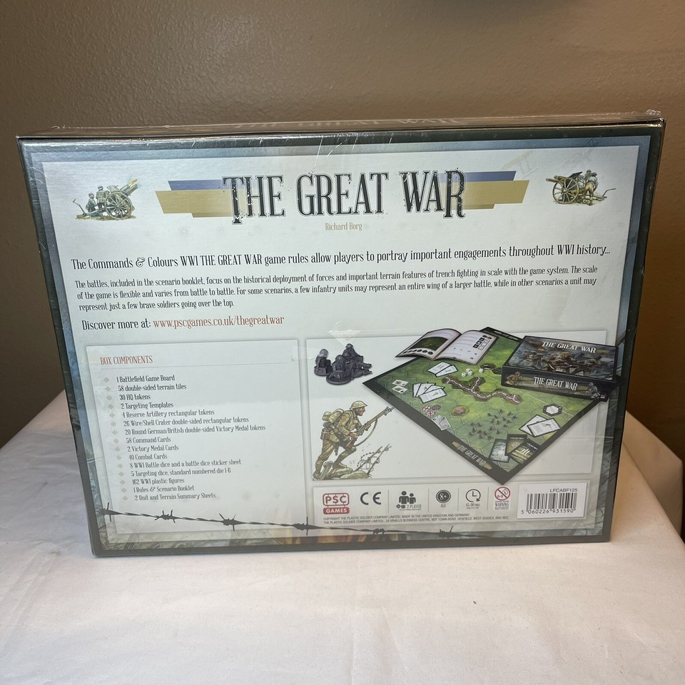 The Great War board game (PSC Games) By Richard Borg New in Shrink Wrap ...