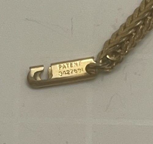 Vintage Miriam Haskell Woven Goldtone 19” Chain Patent 3427691 | eBay