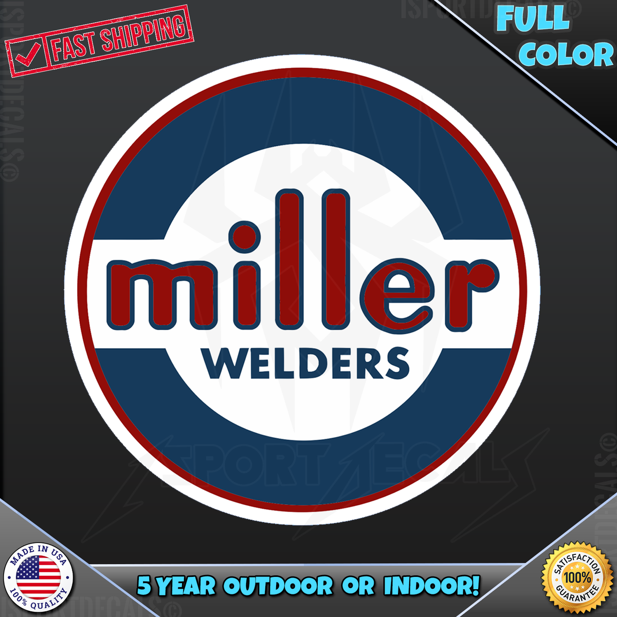 Miller Welding Logo Miller Welder Vinyl Decal Sticker Logo Mechanic