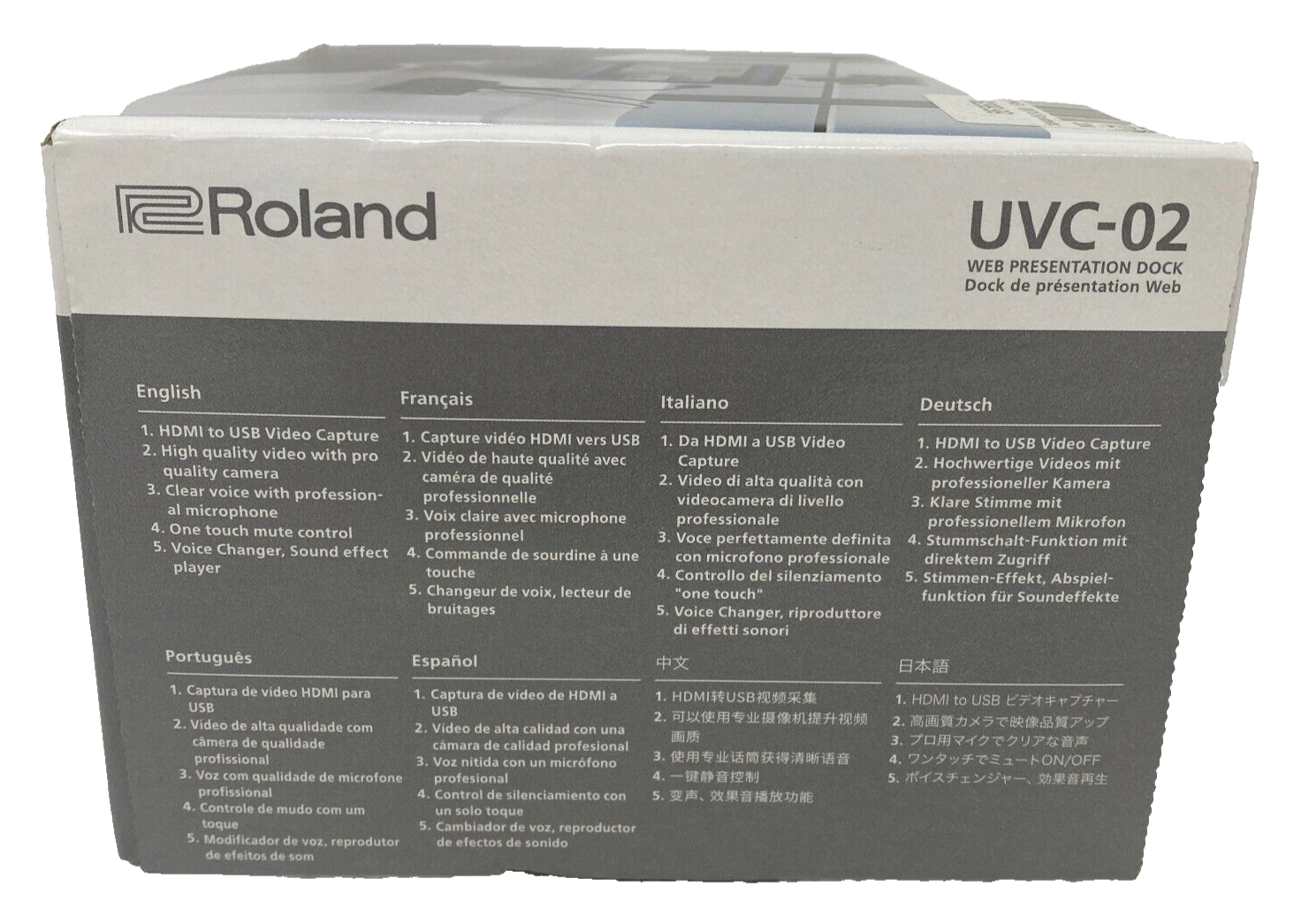 Roland Web Presentation Dock UVC-02 for sale online | eBay