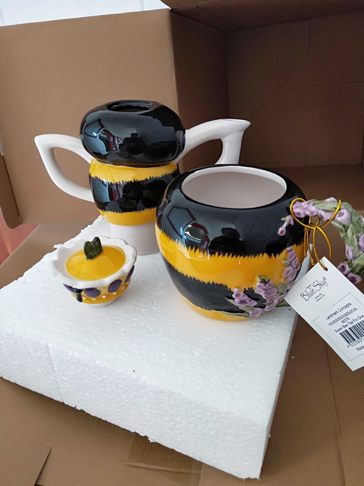 Blue Sky Tea For One Set - Queen Bee | eBay