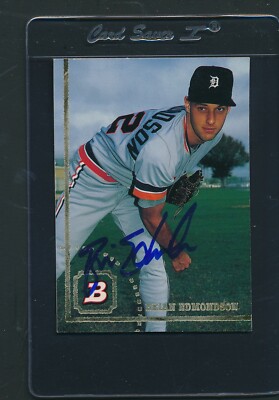1994 Bowman #265 Brian Edmondson Tigers Signed Auto *D1174 | eBay