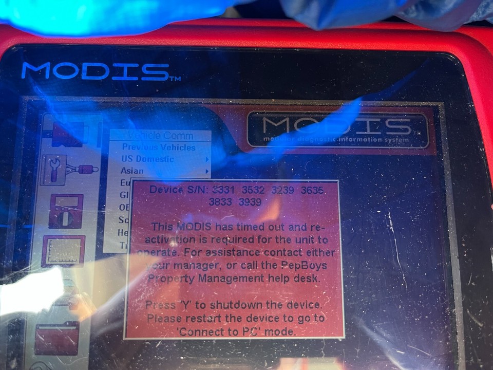 Snap-on Modis EEMS300 Automotive Diagnostic Scanner Tool *FOR PARTS OR ...