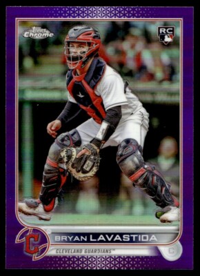 2022 Topps Chrome Purple Bryan Lavastida Rookie G164 Cleveland ...