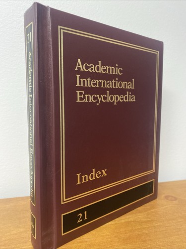Academic International Encyclopedia Index Volume 21 Dictionary ...