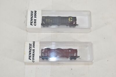 (2) Pennzee Z Scale Trains Conrail 1005 & CSX 1006 NEW (4607C) | eBay