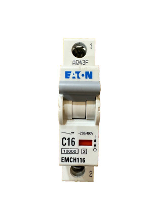 EATON 16 AMP CURVE C 10kA MCB CIRCUIT BREAKER EMCH116 16A TYPE C | eBay UK