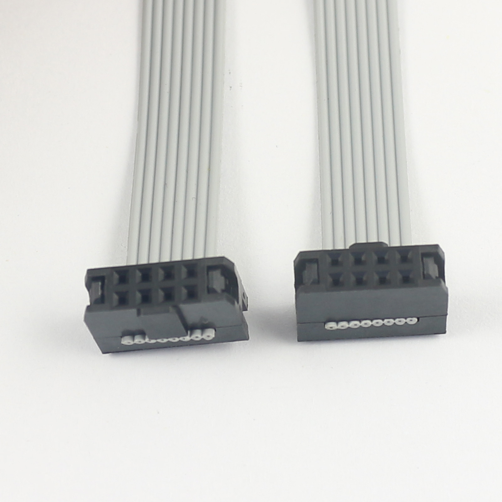 10Pcs 2mm Pitch 2x4 Pin 8 Pin 8 Wire IDC Flat Ribbon Cable Length 20CM ...