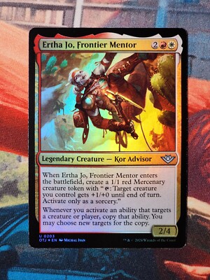 Ertha Jo, Frontier Mentor Outlaws of Thunder Junction Magic Gathering ...